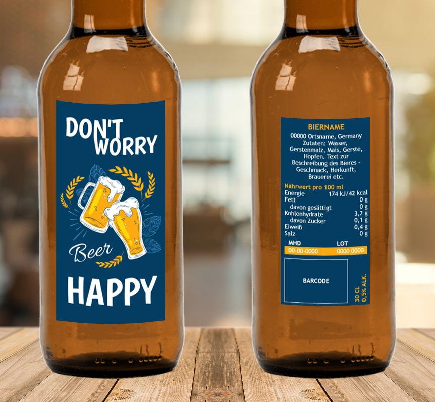 Bieretiketten | Kostenloser Lieferung | HappyEtikett.de | HappyEtikett.de